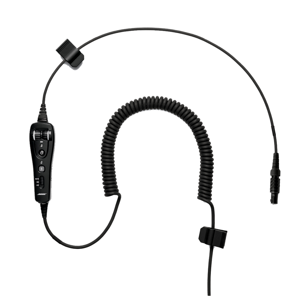 A20 cable with Bluetooth, 6-pin LEMO plug, coiled cable | Bose