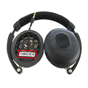 Serial number page—headsets