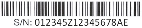 Serial number overlay