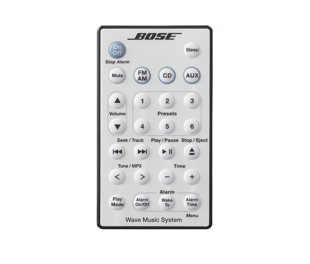 Wave music system remote | Bose Support