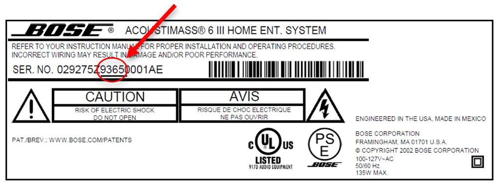Bass module recall | Safety information | Bose